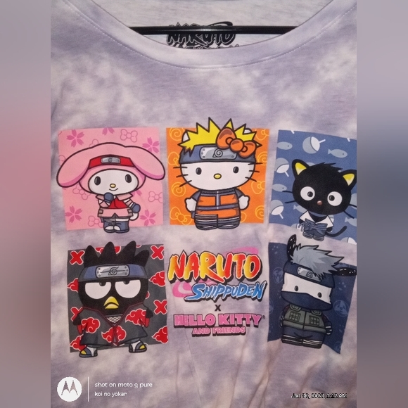 hello kitty x naruto | Tops | Hello Kitty X Naruto Crop Top | Poshmark